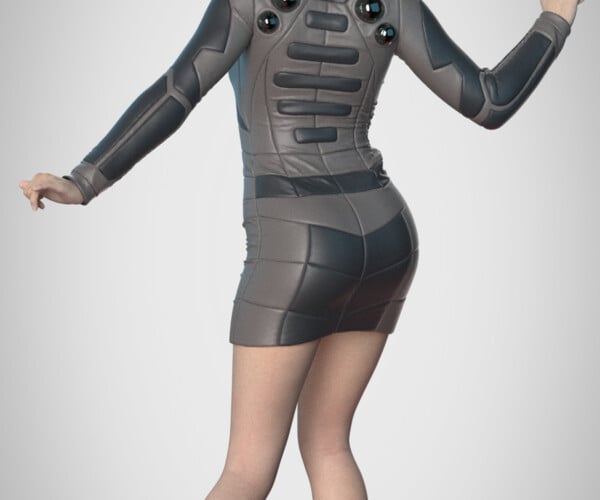 ArtStation - Cyber Dress | Game Assets