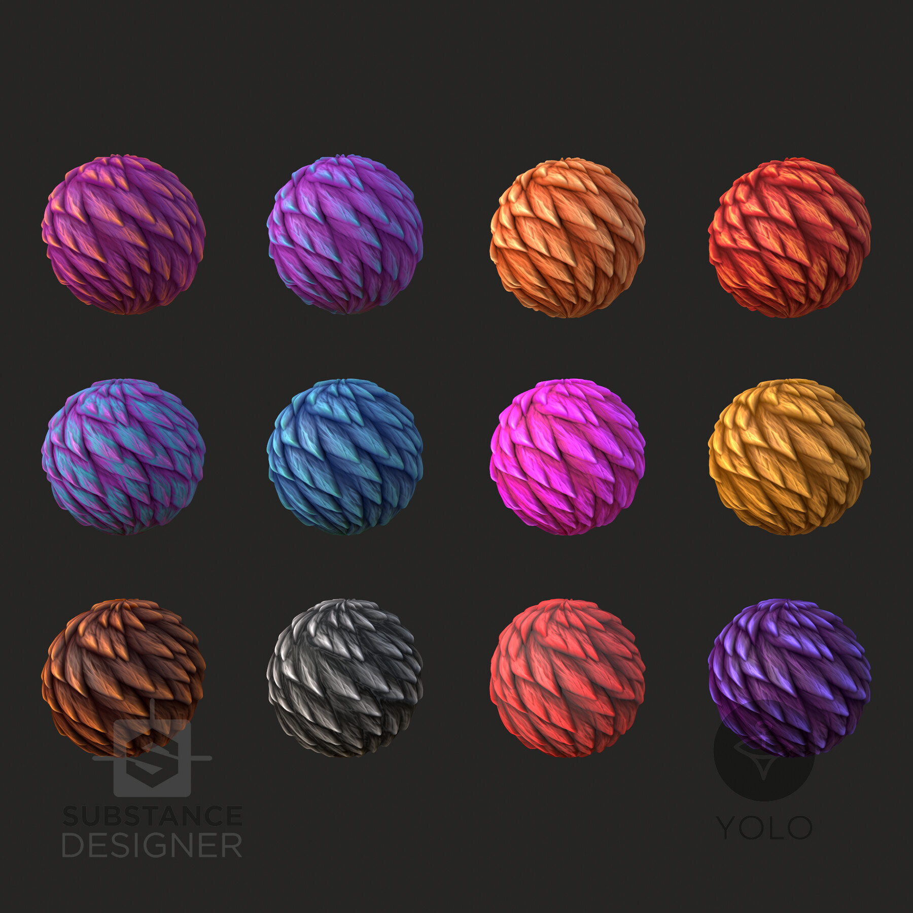 ArtStation - Stylized Fur Material Pack 2K | Game Assets