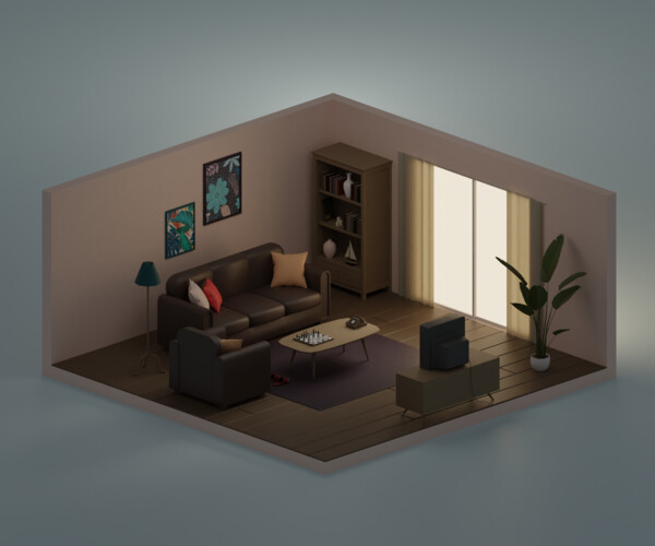 ArtStation - Living-room | Game Assets