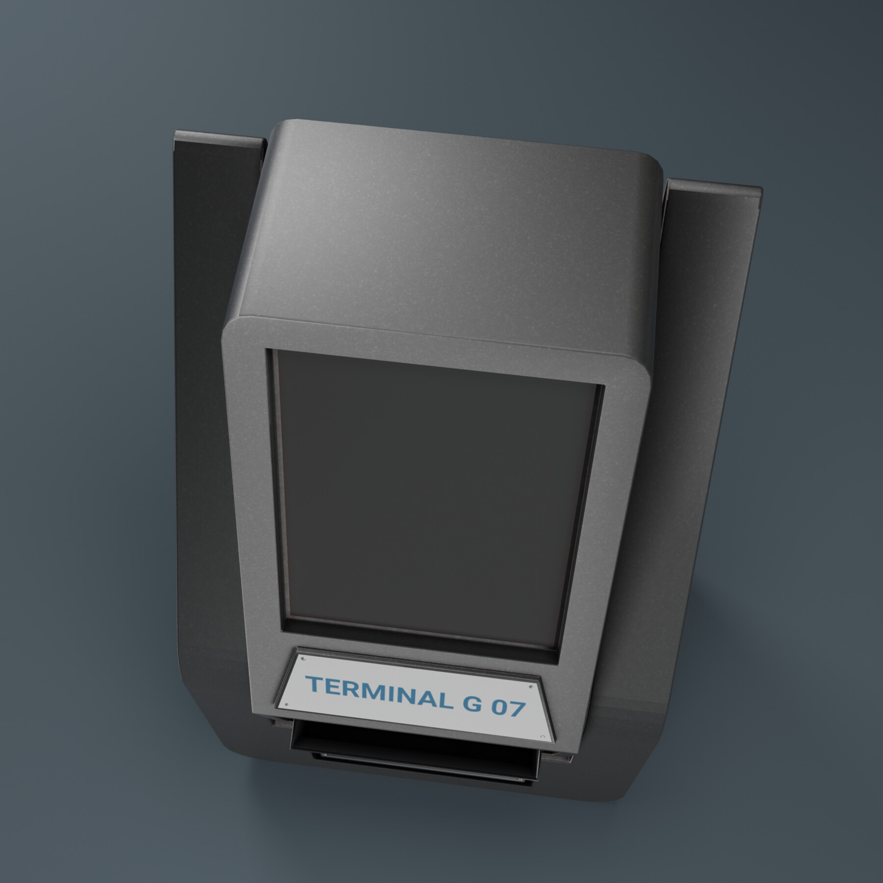 ArtStation - Sci-Fi Terminal | Game Assets