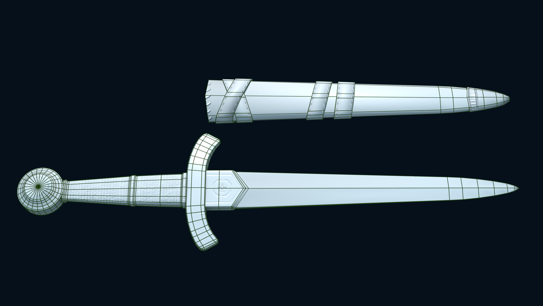 ArtStation - Medieval Dagger | Game Assets