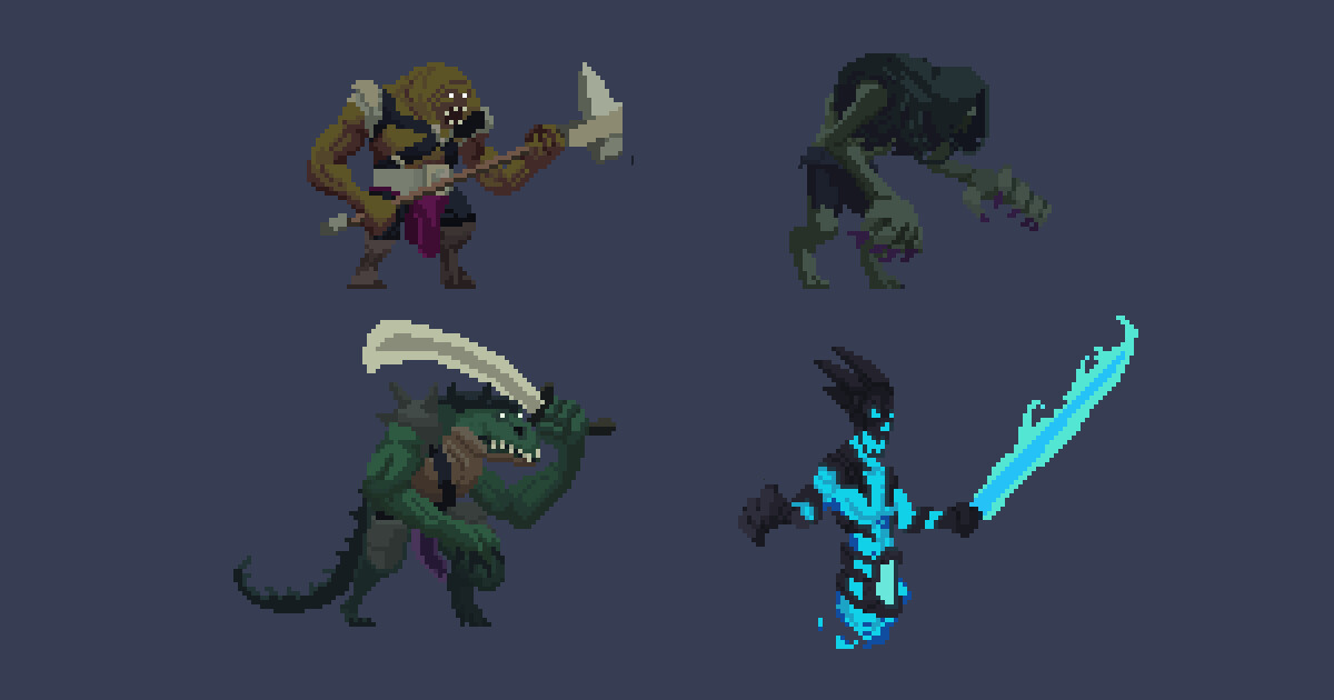 ArtStation - Fantasy Creatures 2 | Game Assets