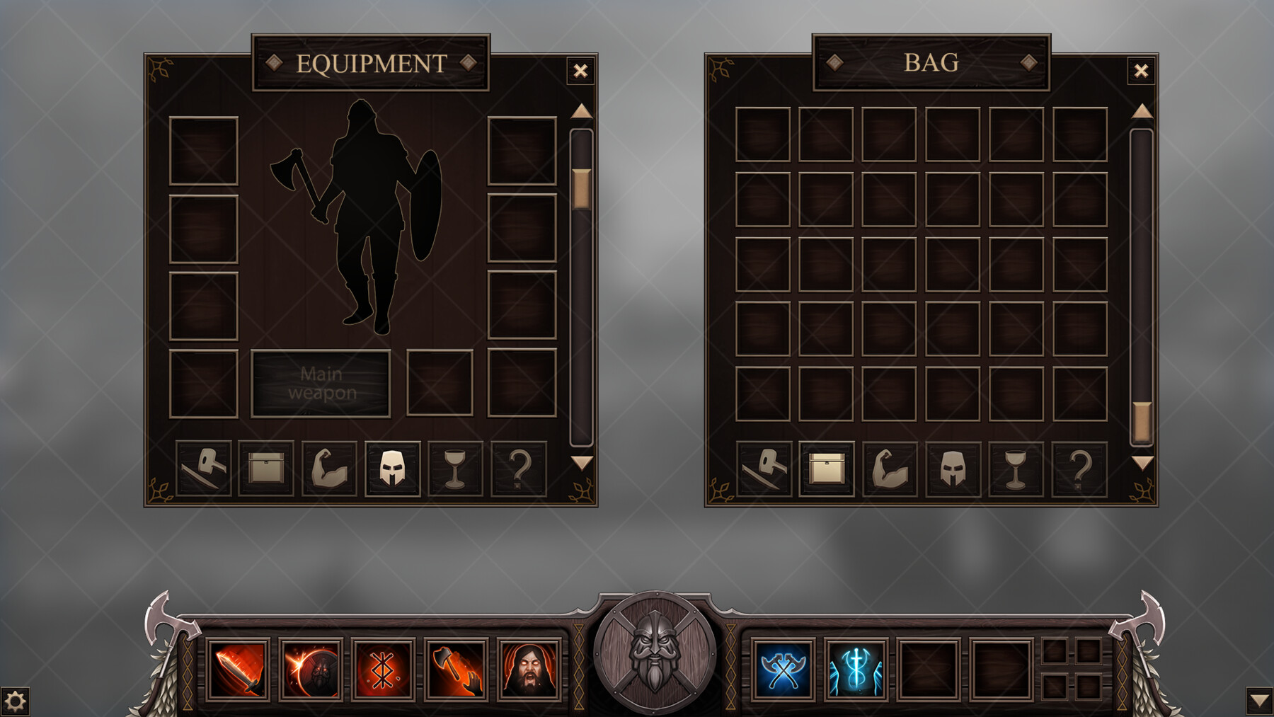 Artstation Viking Rpg Ui Game Assets 