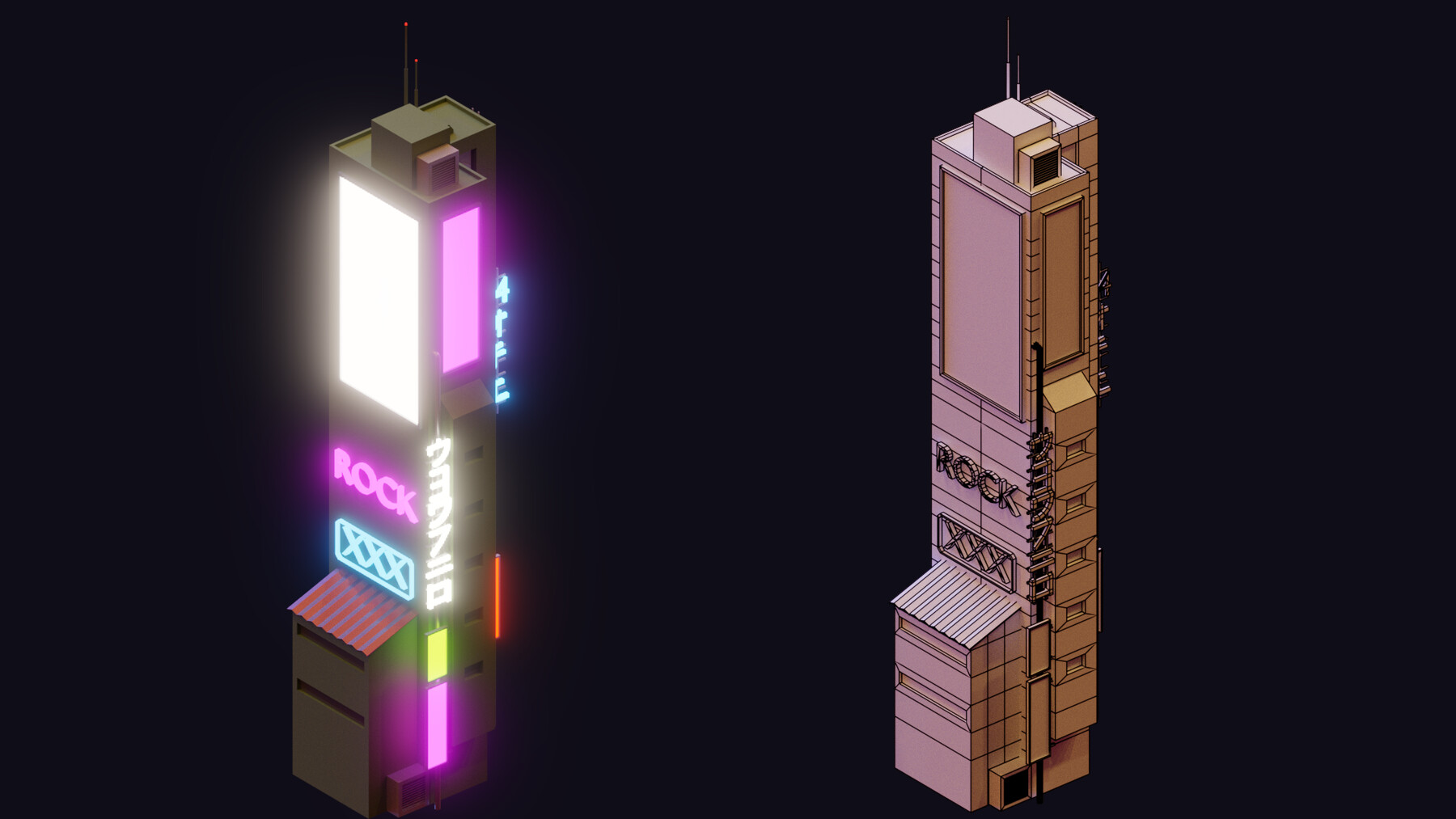 ArtStation - Cyberpunk City | Resources