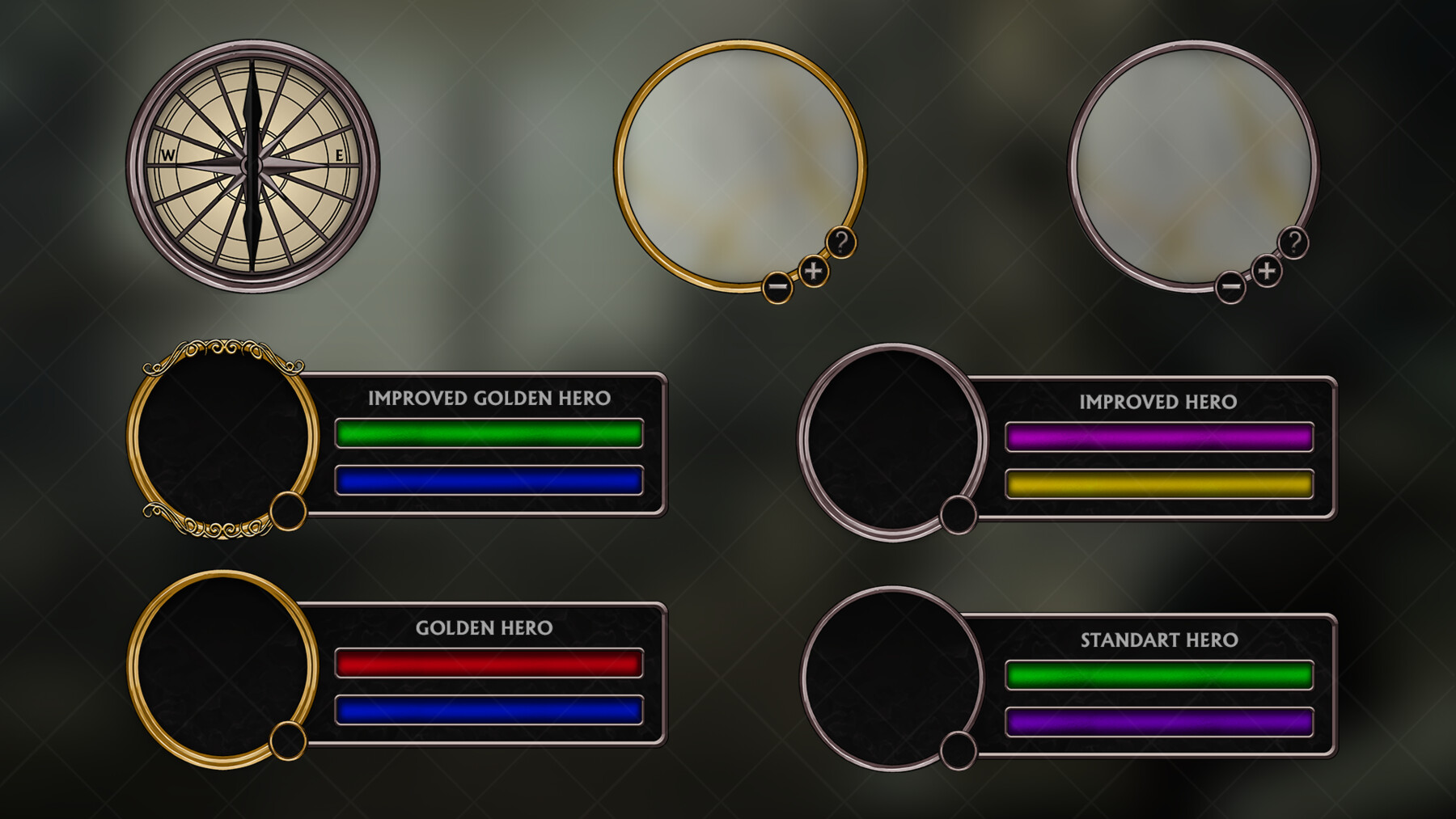 ArtStation - Dungeon GUI | Game Assets