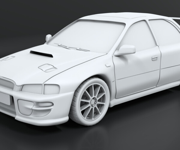 ArtStation - Subaru GC8 STL with separated parts for 3D printing ...