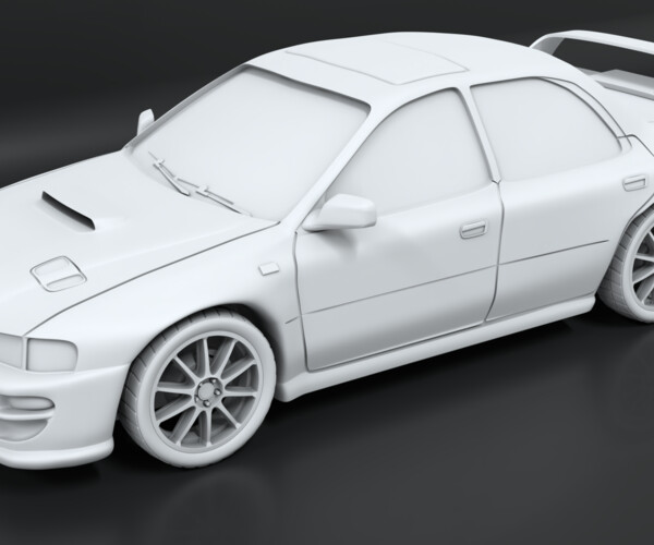 ArtStation - Subaru GC8 STL with separated parts for 3D printing ...