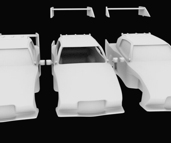 ArtStation - Chevrolet car with separated parts STL for 3D printing ...