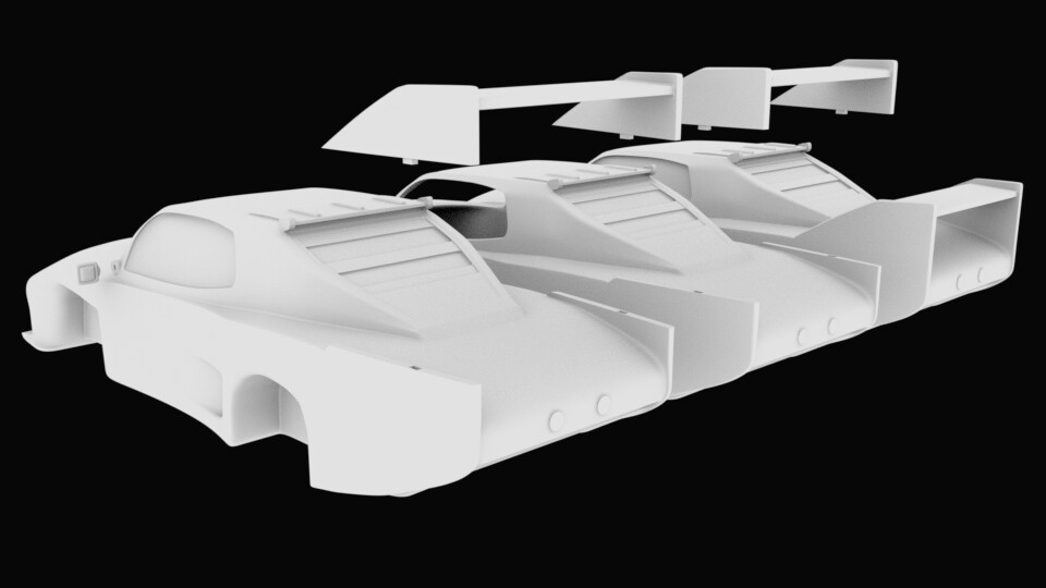 ArtStation - Chevrolet car with separated parts STL for 3D printing ...
