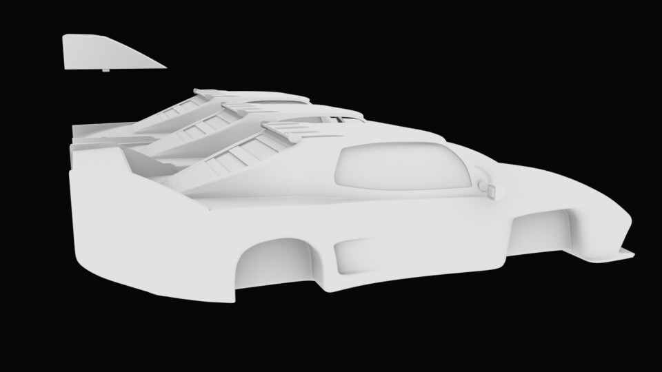ArtStation - Chevrolet car with separated parts STL for 3D printing ...