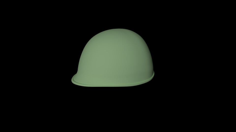 ArtStation - Simple Military Helmet STL for 3D printing | Resources