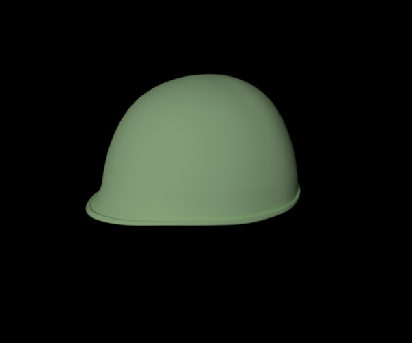 ArtStation - Simple Military Helmet STL for 3D printing | Resources