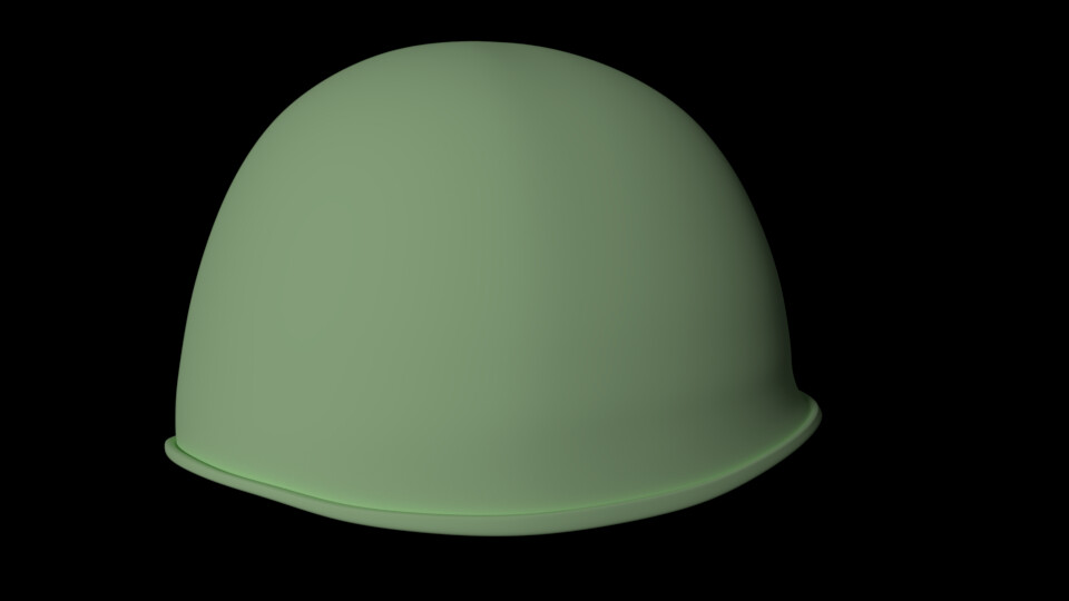 ArtStation - Simple Military Helmet STL for 3D printing | Resources