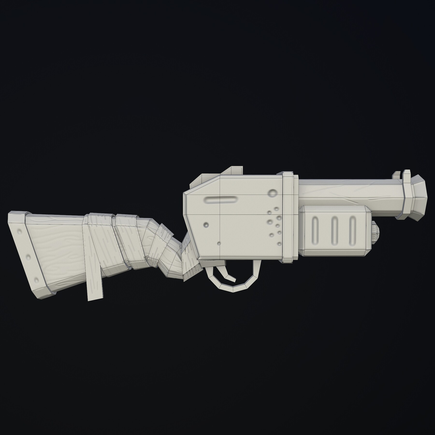 ArtStation - Stylized hand painted weapon gun | Game Assets