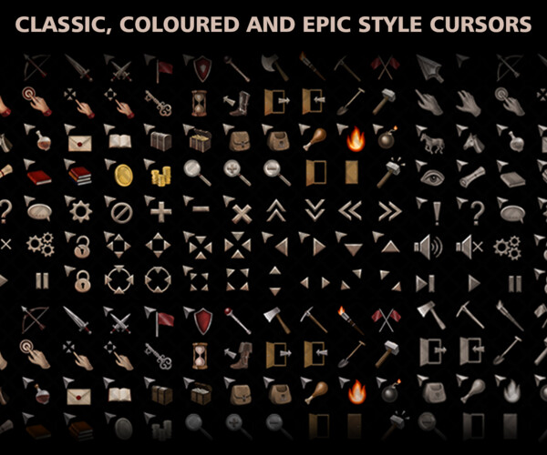 ArtStation - Stylized RPG Cursors | Game Assets