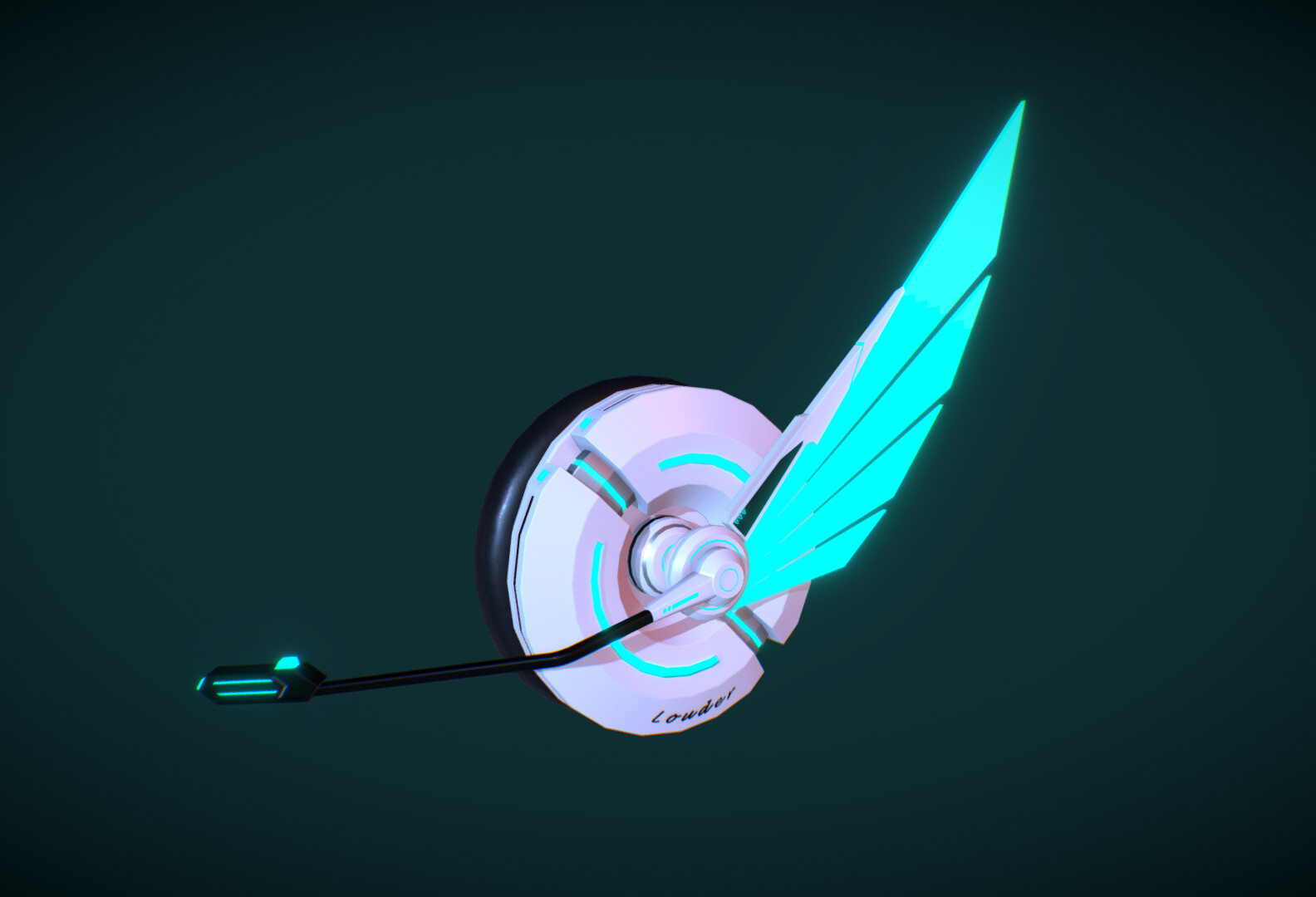 ArtStation - Wing Headphone | Game Assets