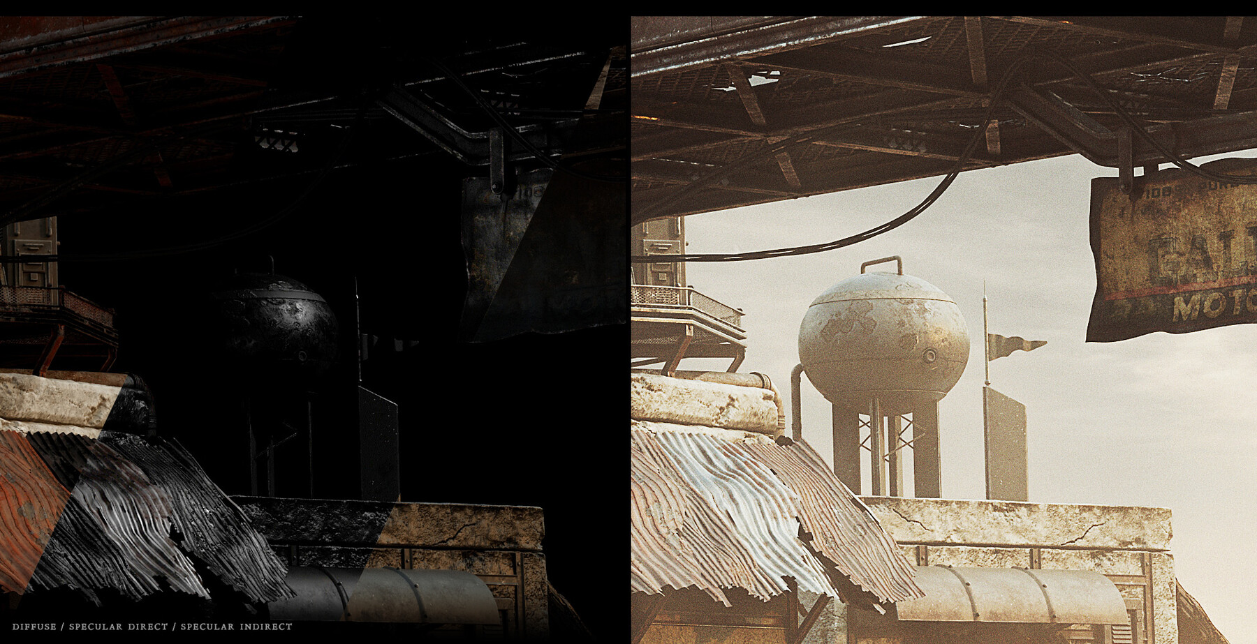 ArtStation - Scavengers Refinery | EP.3 - Environment Compositing With The Foundry Nuke | Tutorials