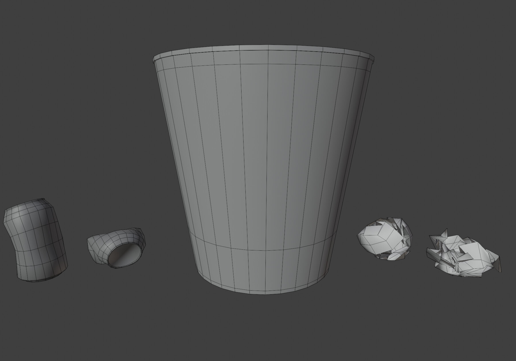 ArtStation - Trash Bin | Game Assets