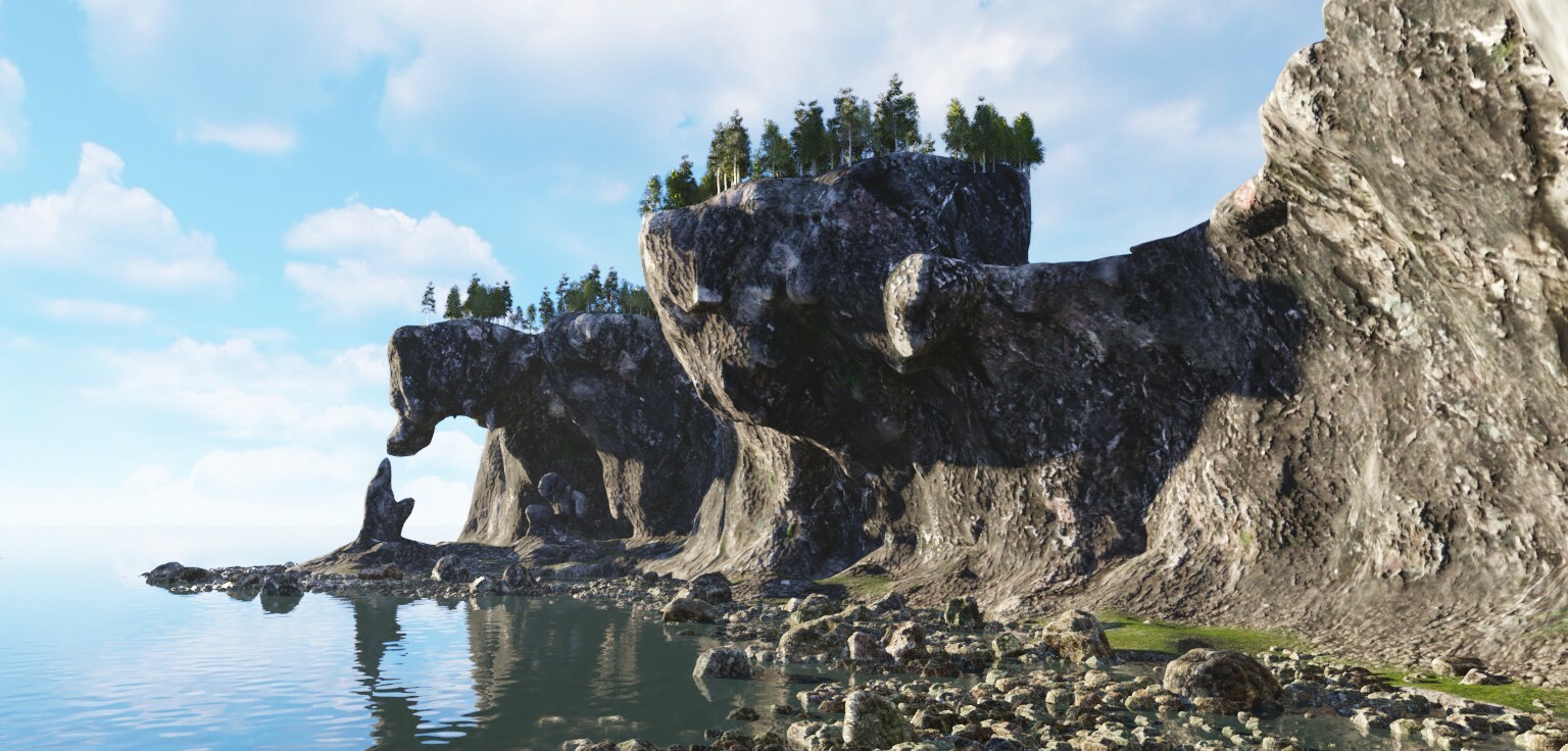 ArtStation - Sea cliffs | Game Assets