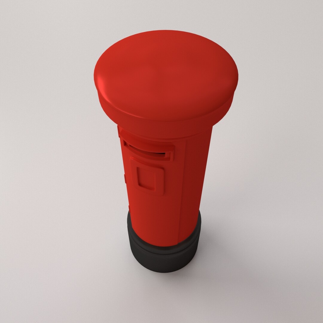 ArtStation - London Post Box | Game Assets