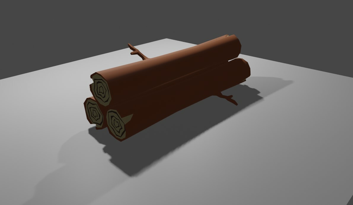 ArtStation - Tree Trunk - Cartoon - Tronco de Arvore Low-poly 3D model ...