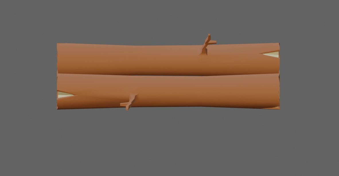 ArtStation - Tree Trunk - Cartoon - Tronco de Arvore Low-poly 3D model ...