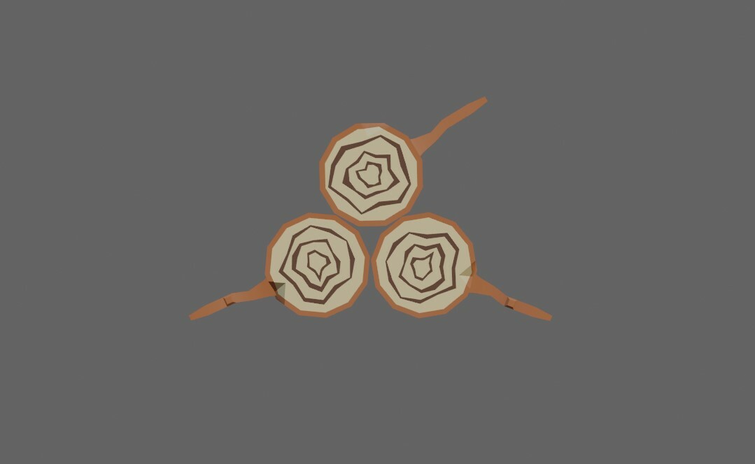 ArtStation - Tree Trunk - Cartoon - Tronco de Arvore Low-poly 3D model ...