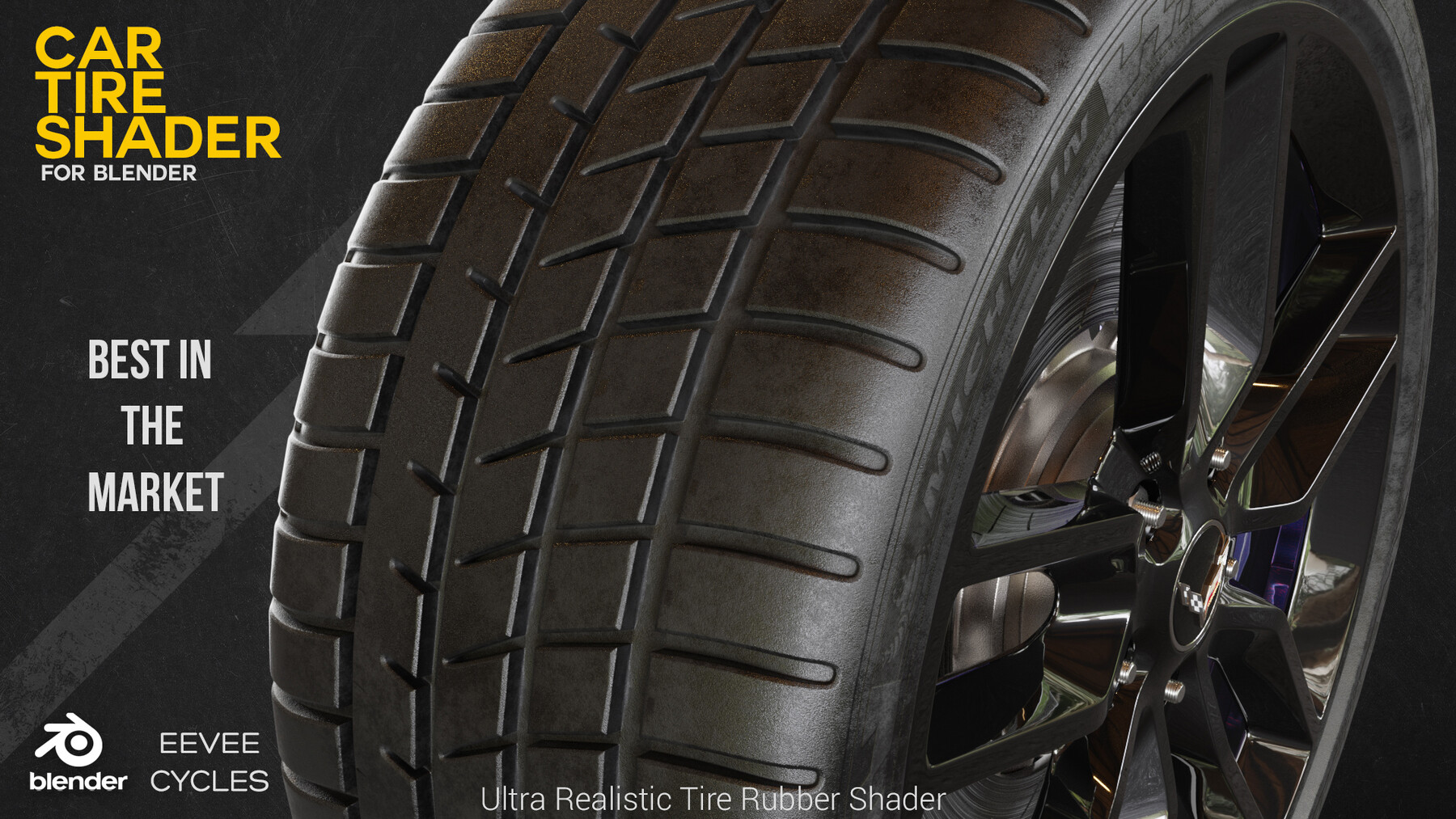 ArtStation - Ultra Realistic Car Tire Shader + Manual video and PDF Tutorial | Resources