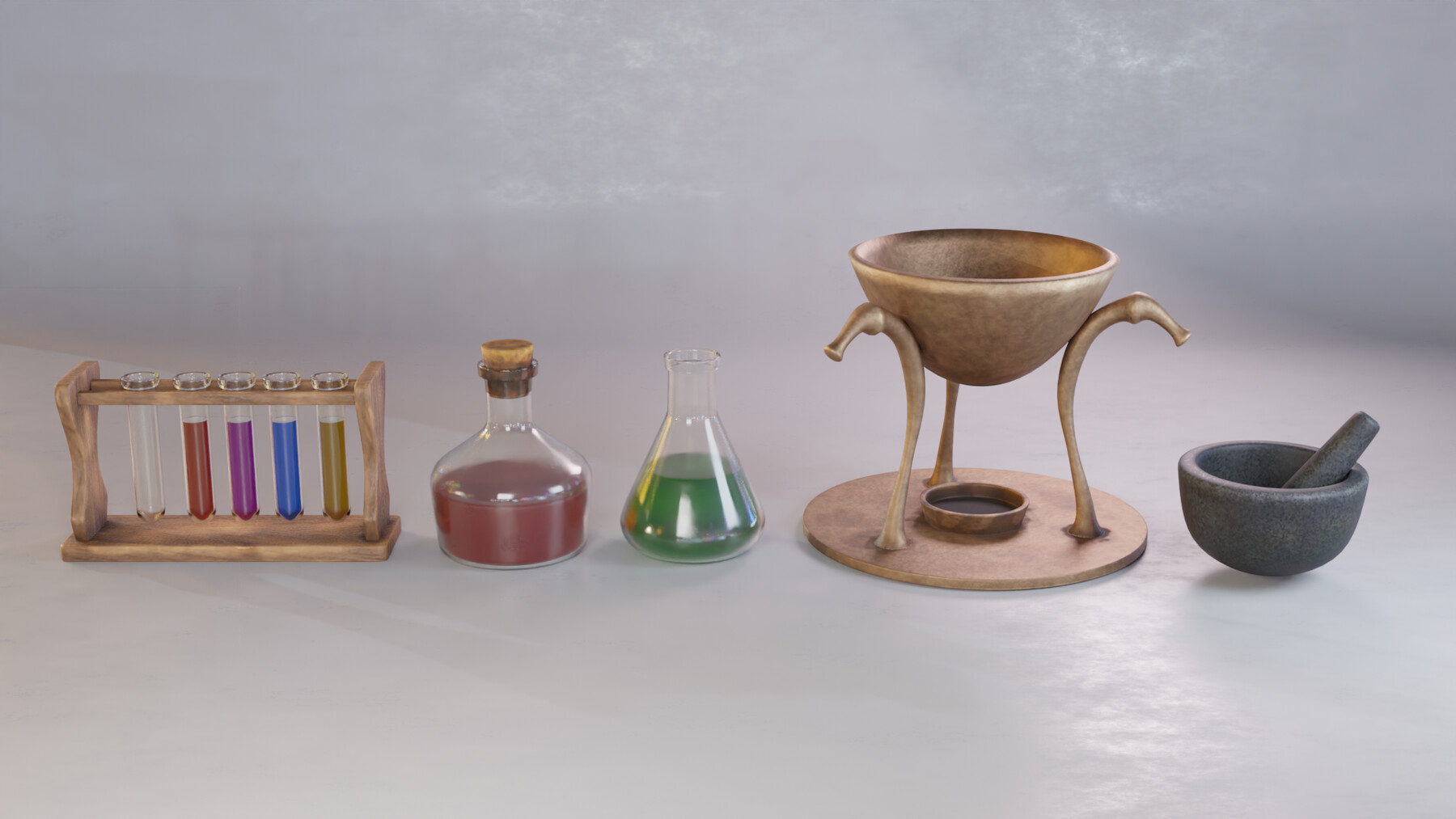 ArtStation - Alchemy Set | Game Assets