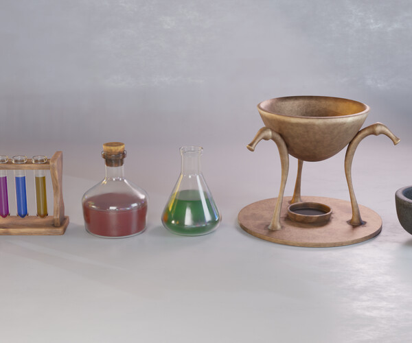 ArtStation - Alchemy Set | Game Assets