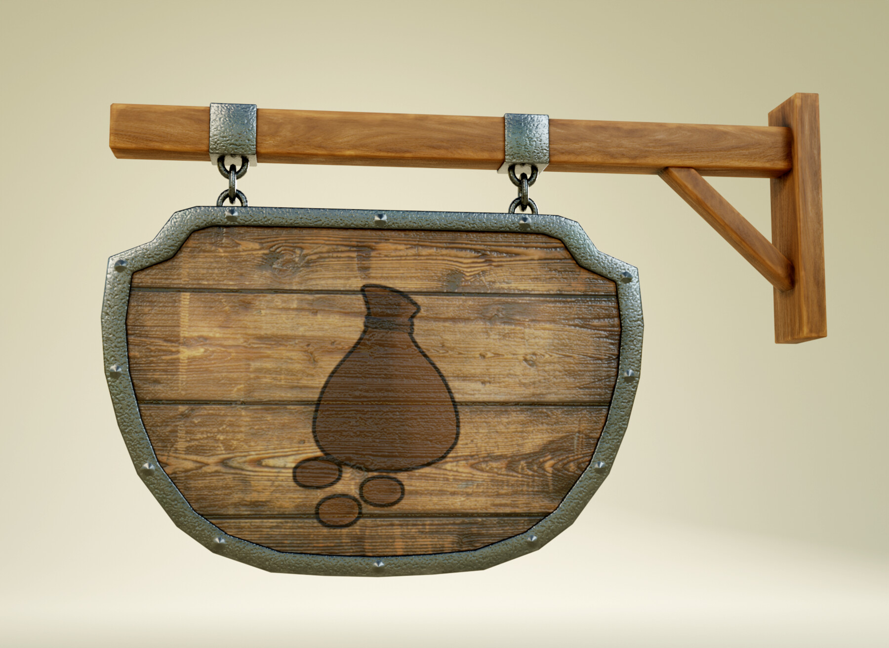 ArtStation - Medival Sign Set | Game Assets