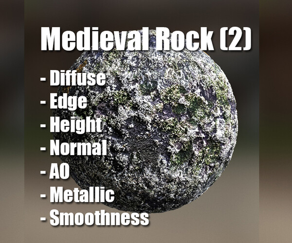 ArtStation - Medieval Rock (2) | Game Assets