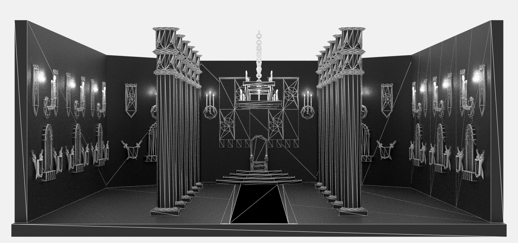 ArtStation - Cartoon Castle Throne Room | Resources