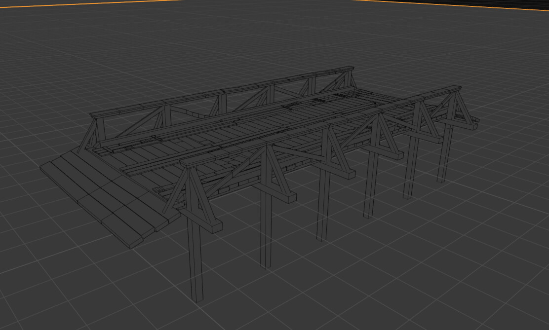 ArtStation - Procedural bridge | Game Assets