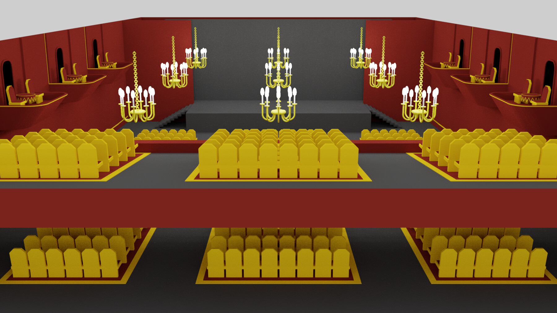 ArtStation - Theater Interior | Resources