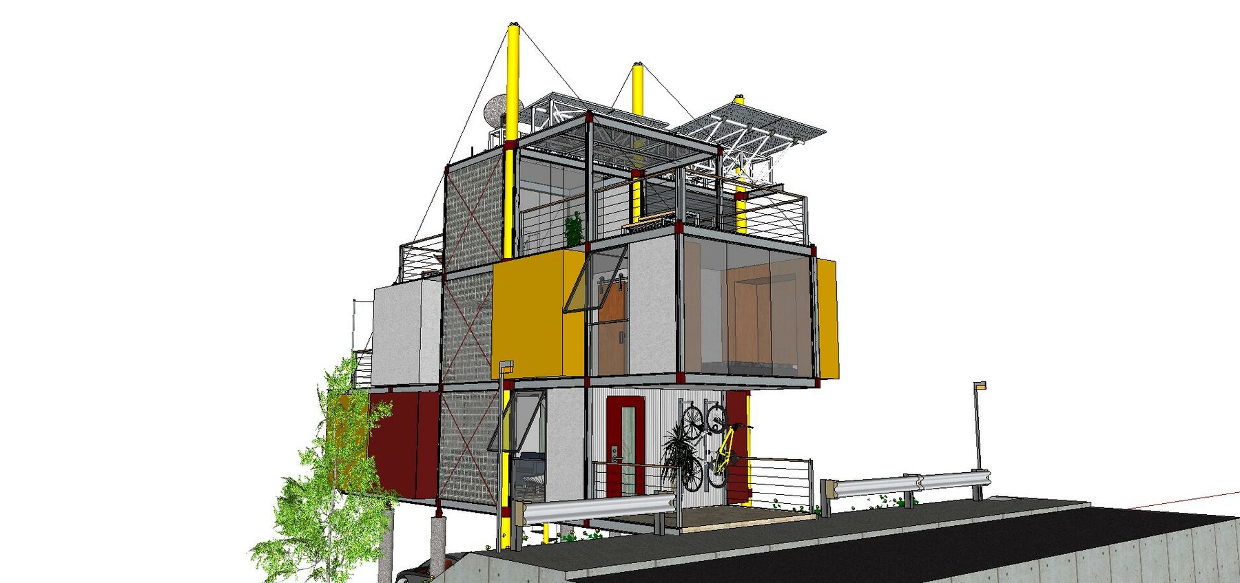 ArtStation - City Simple Art Building-Container-09 | Resources