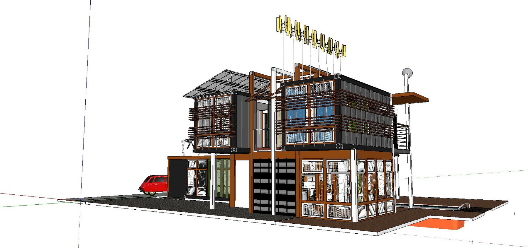 ArtStation - City Simple Art Building-Container-016 | Resources