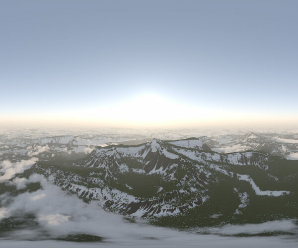 ArtStation - Map #32k045 Sunset Mountains @ 3,000 feet | Resources