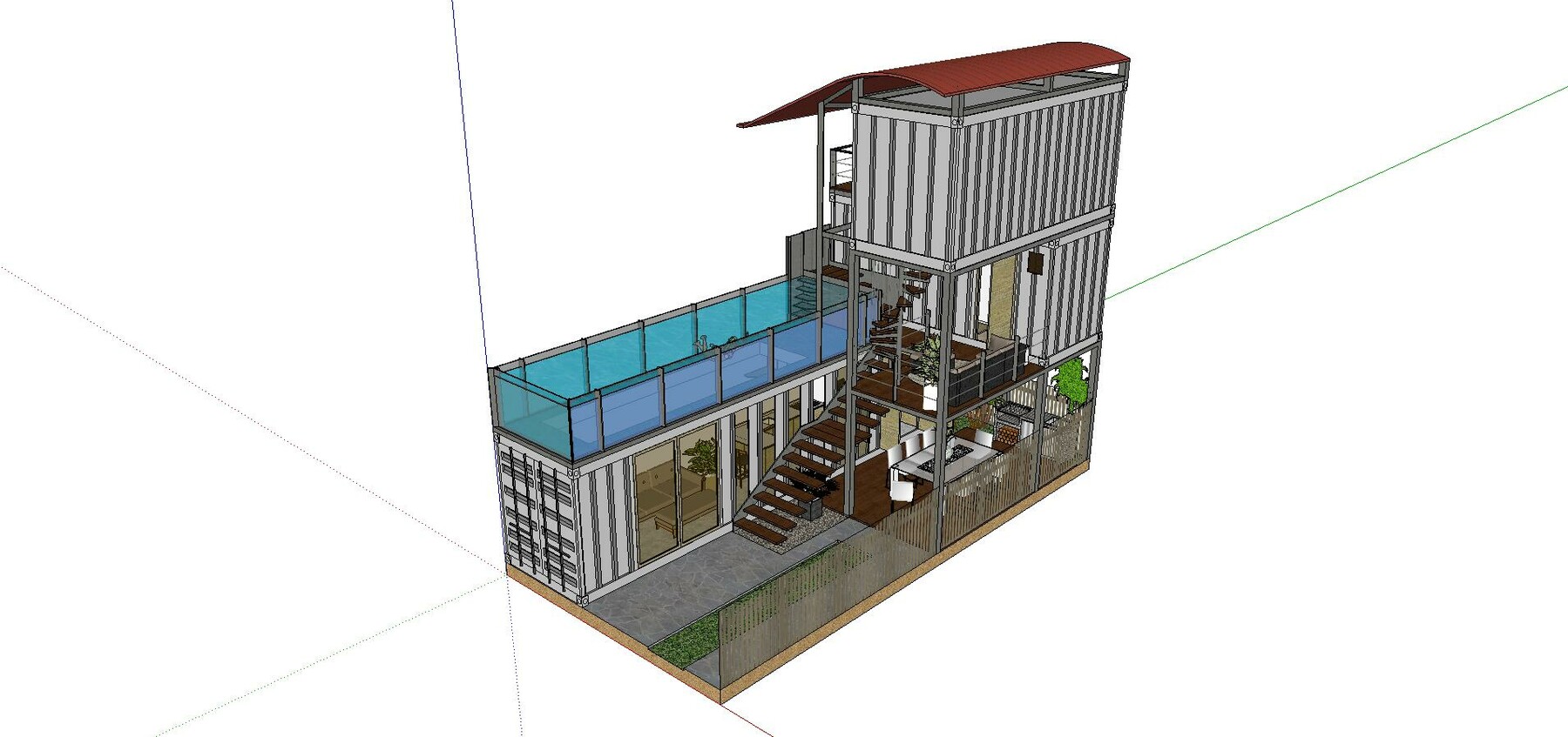 ArtStation - City Simple Art Building-Container-040 | Resources