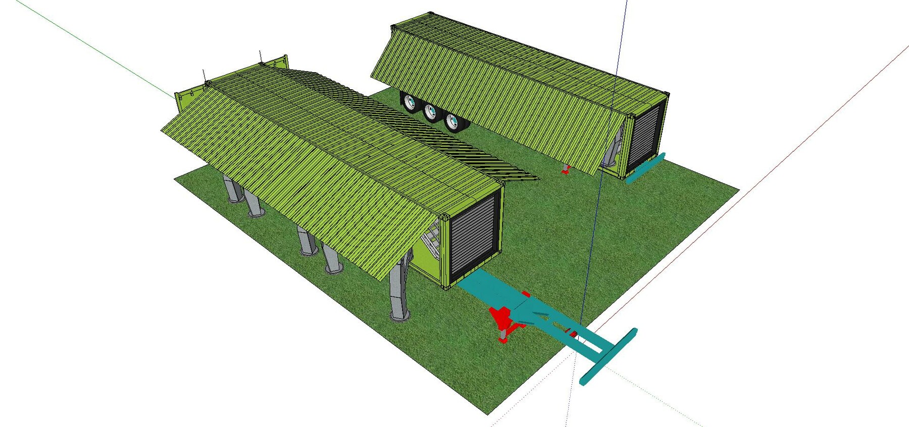 ArtStation - City Simple Art Building-Container-048 | Resources