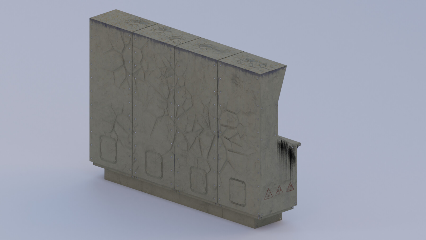 ArtStation - Main power plant control panel Game-Ready 3D model | Resources