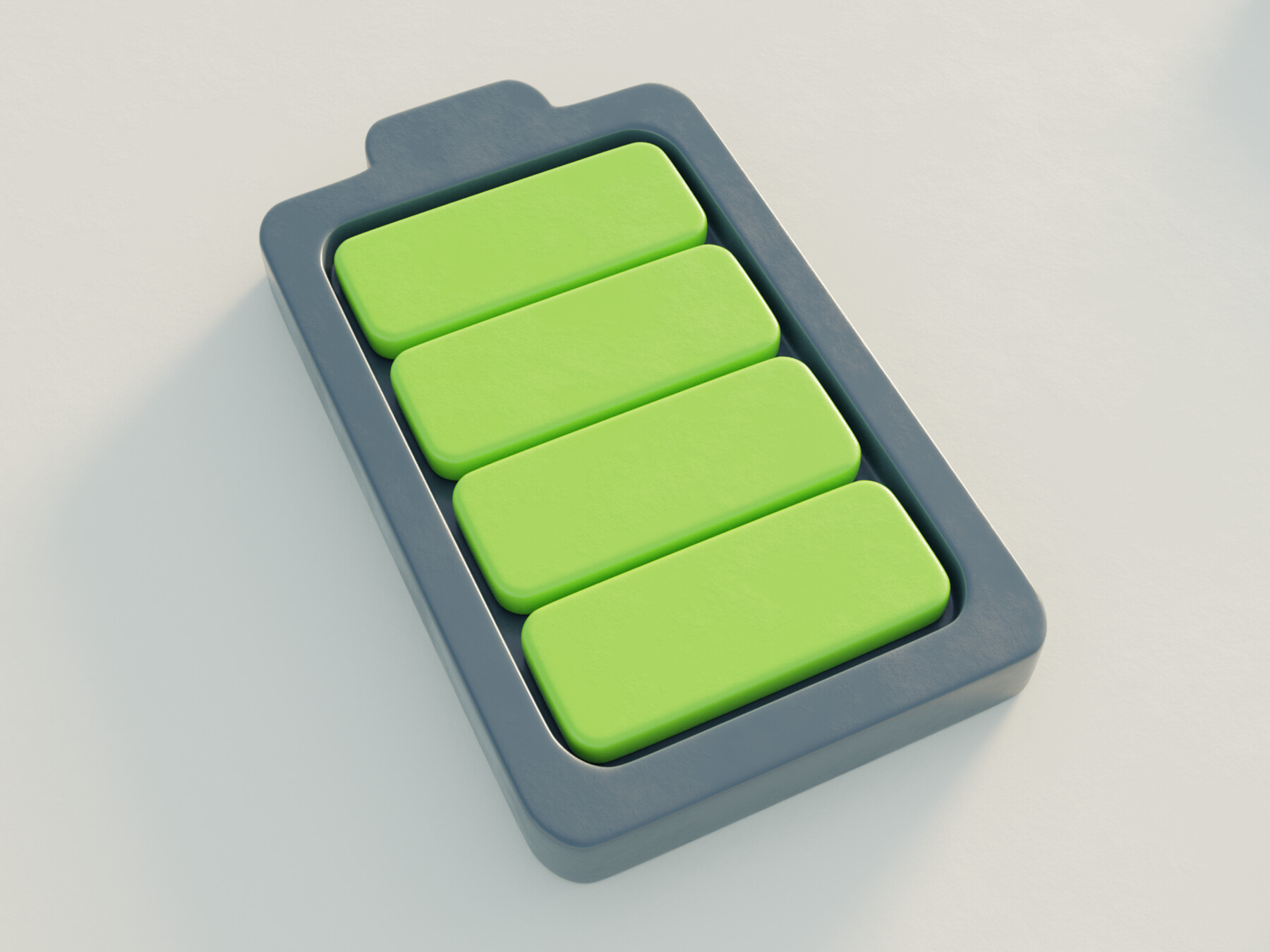 ArtStation - Battery Icons 3D models | Game Assets