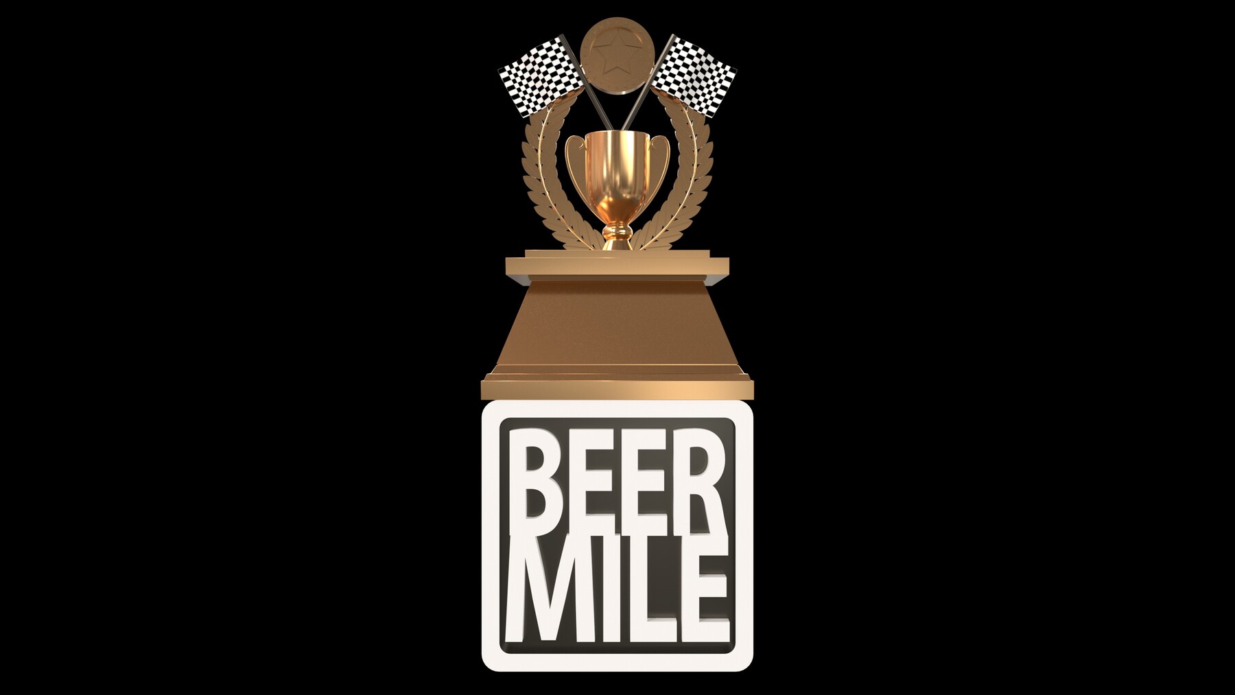 ArtStation - Beer Mile Trophy STL File 3D Print and 3D Model | Resources