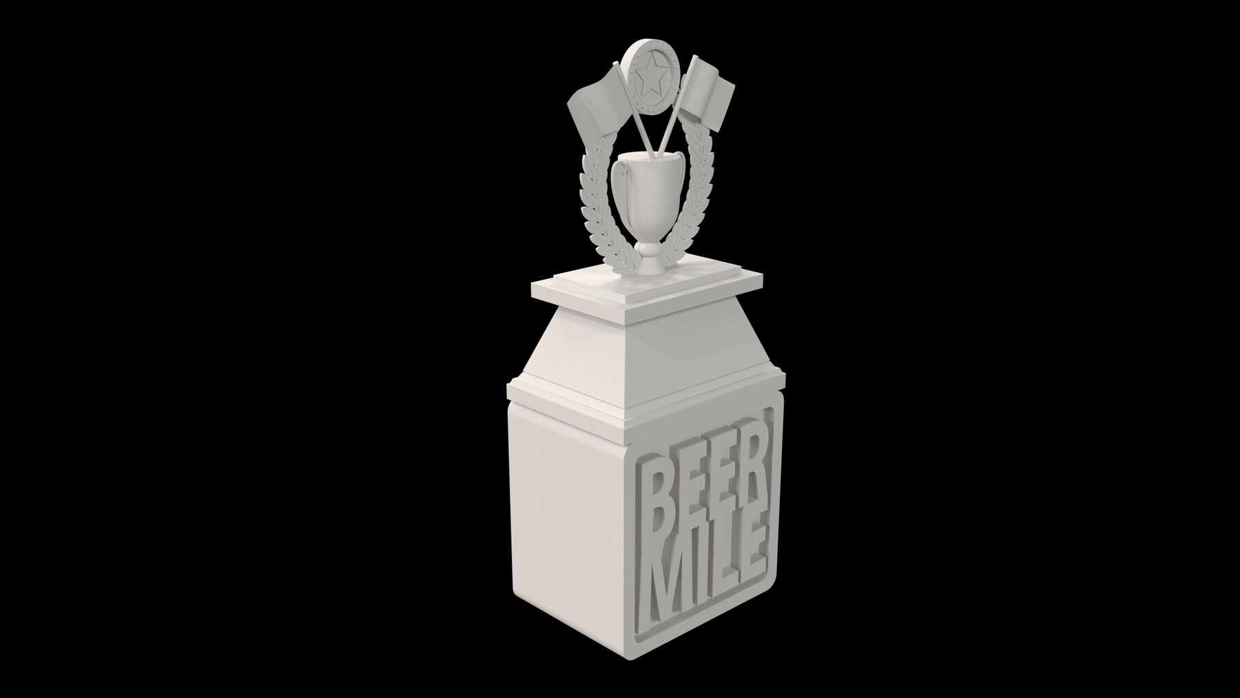 ArtStation - Beer Mile Trophy STL File 3D Print and 3D Model | Resources