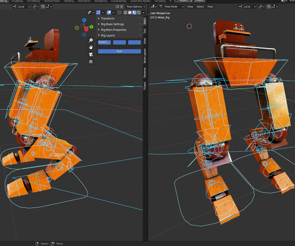 ArtStation - Rigged Control Robot In Blender | Game Assets