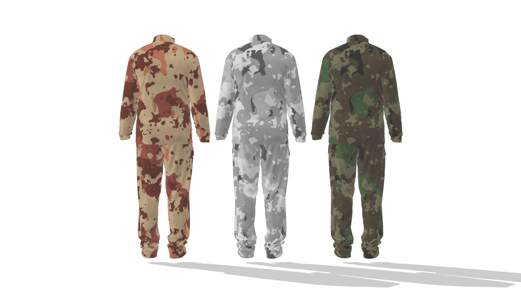 ArtStation - Camouflage tracksuit | Game Assets