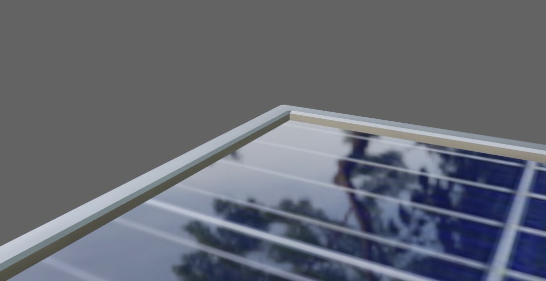 ArtStation - Solar Panel - Photovoltaic - Painel Low-poly 3D model ...