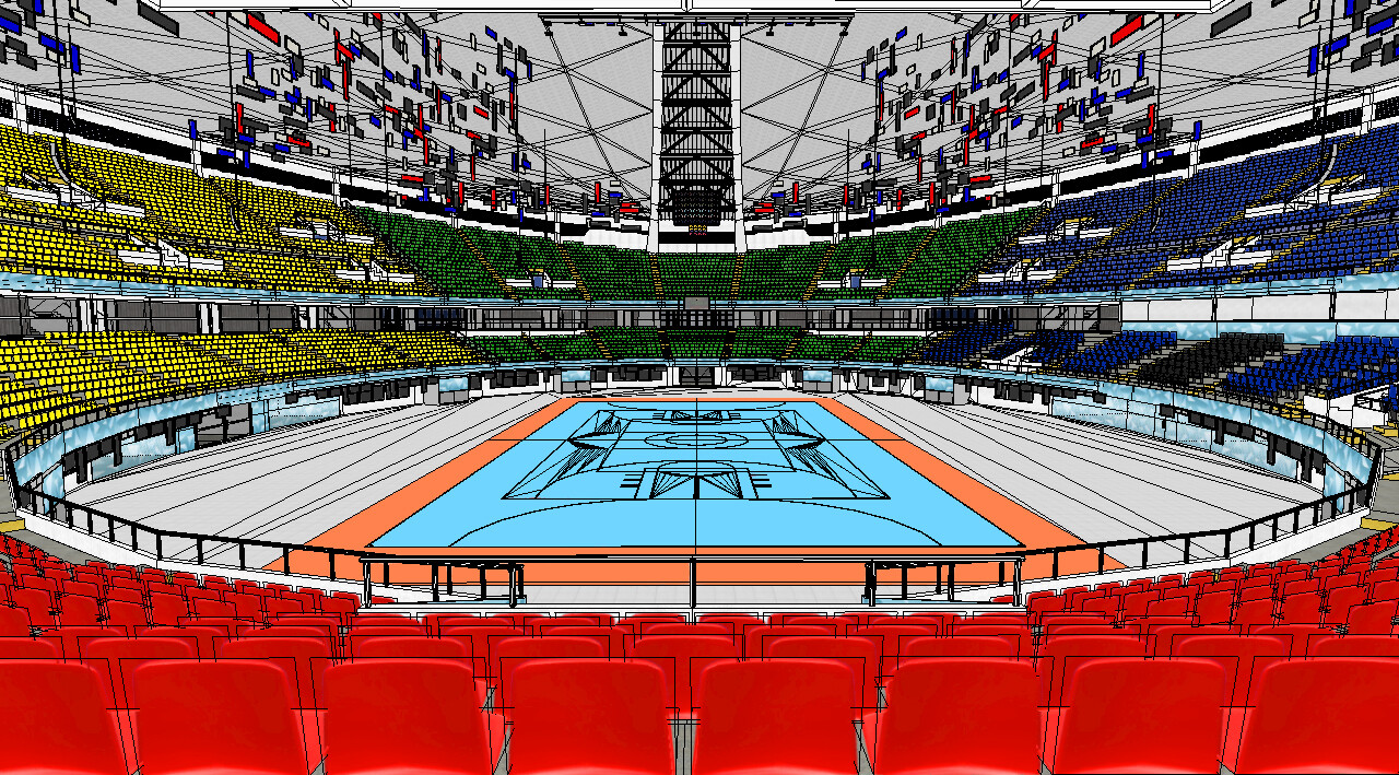 ArtStation - Indoor Sports Arena | Resources