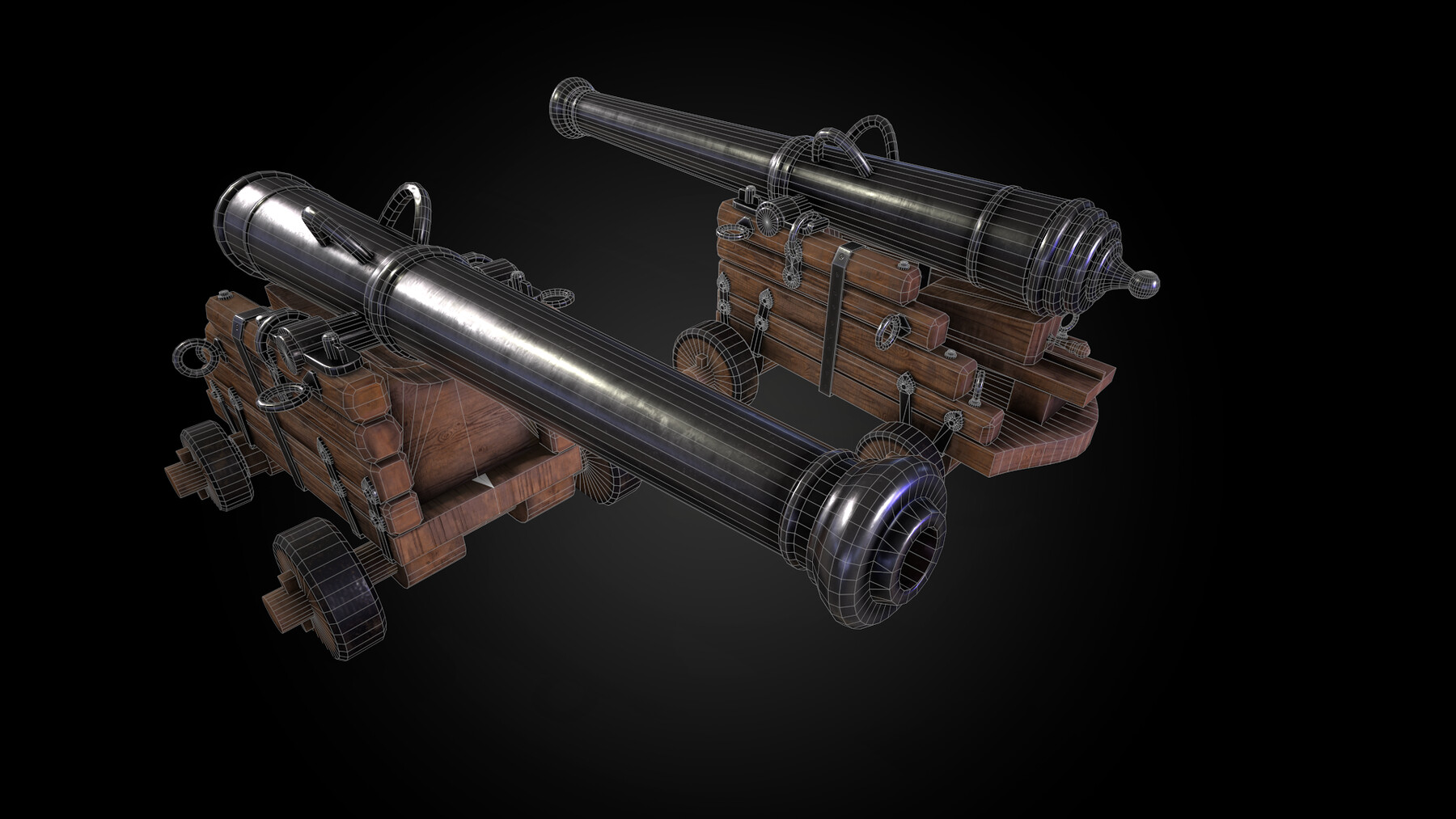 ArtStation - Naval gun / Gun Ship | Game Assets