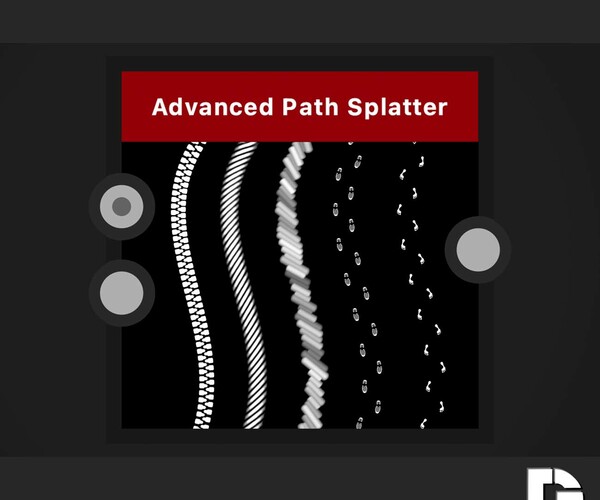 ArtStation - Advanced Path Splatter Node - Substance Designer | Resources